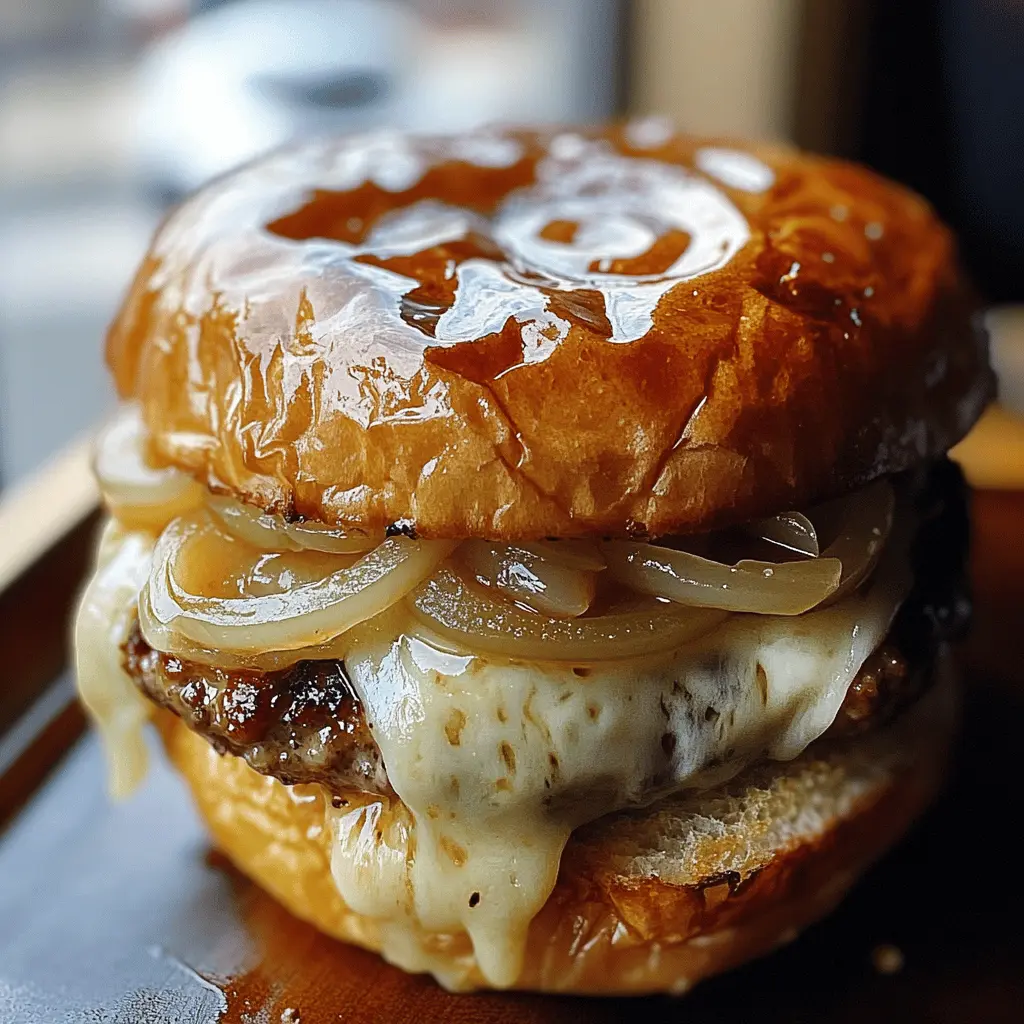 French Onion Burgers Eat With Vera