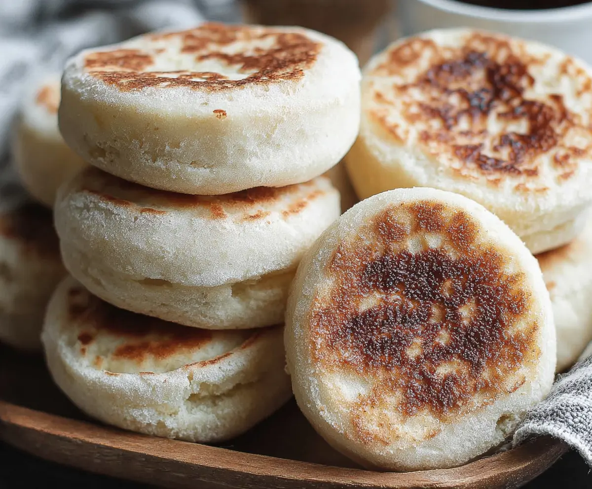 Sourdough Discard English Muffins - Eat With Vera